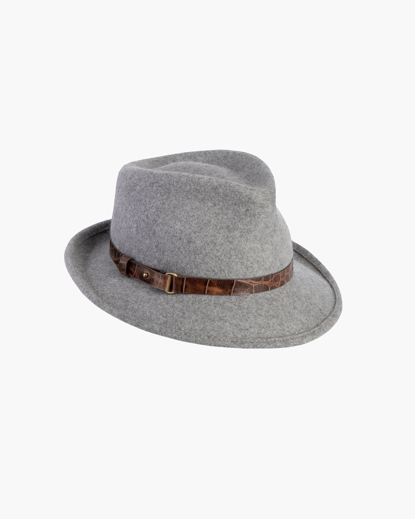 Wool Classic | Felt Fedora Hat | Eric Javits | Grey Mix | Eric Javits