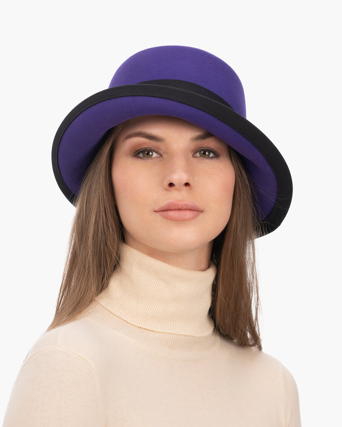 Lilly Cloche I Hand-Blocked Superfelt Hat | Red/Black | Eric Javits