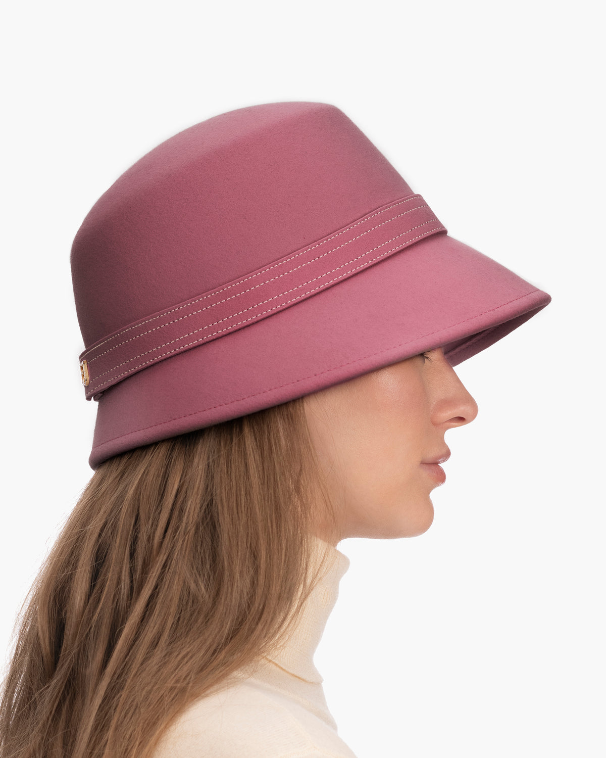 Anna Superfelt Cloche Hat I Downturned Brim | Toast | Eric Javits
