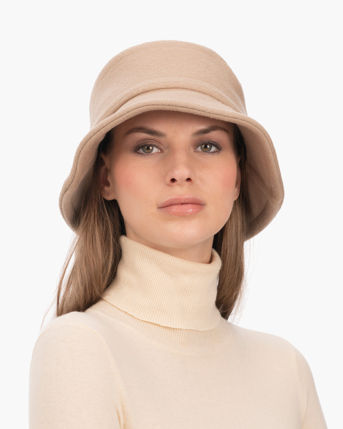 Alexis Hat I Stylish Melton Wool Bucket Hat | Wheat | Eric Javits