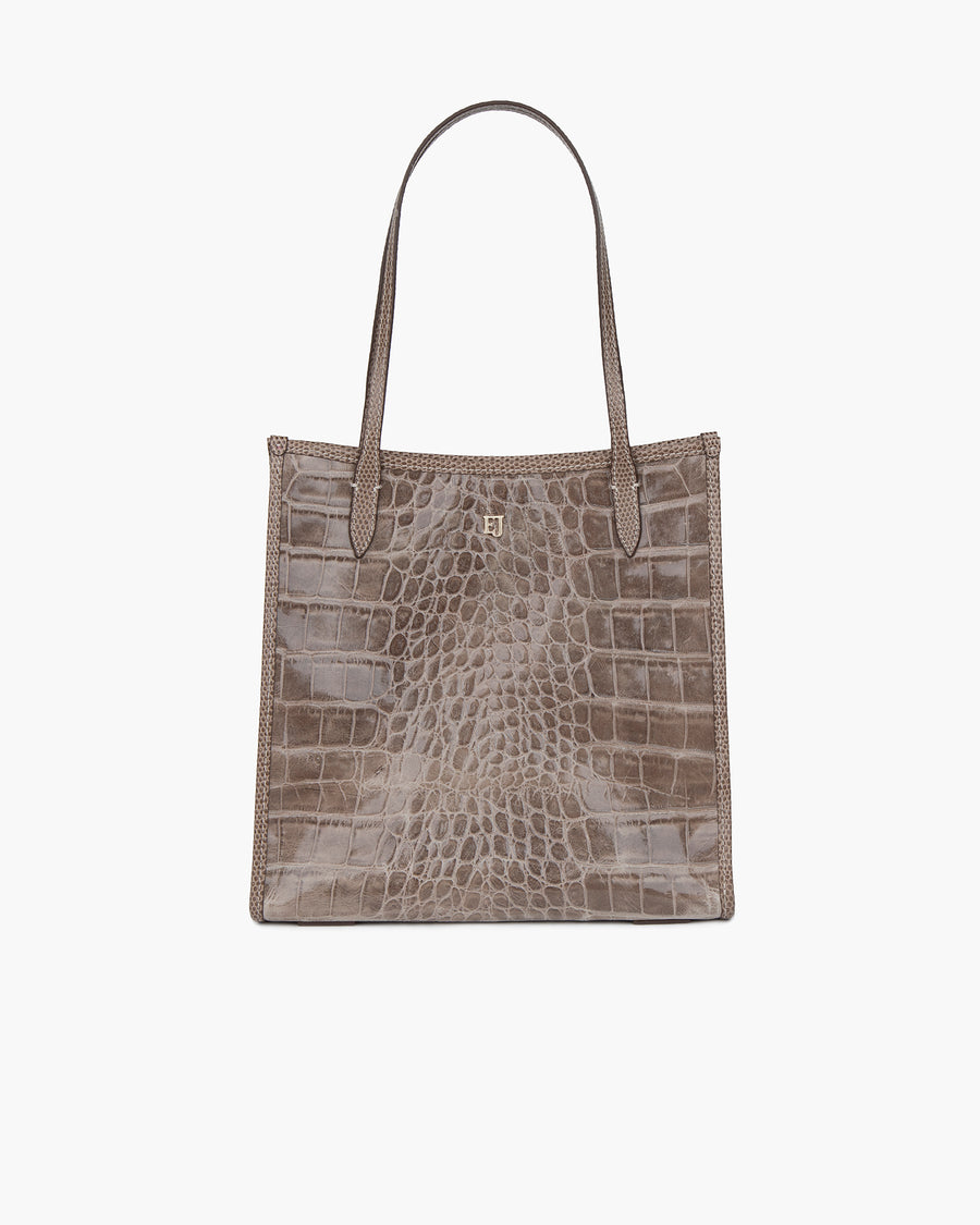 Baxter Tote I Mid-Size Leather Shopper | Toast | Eric Javits