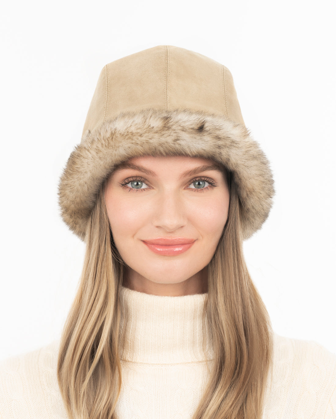 Vail Suede Cloche｜Handmade Winter Hat | Stucco | Eric Javits