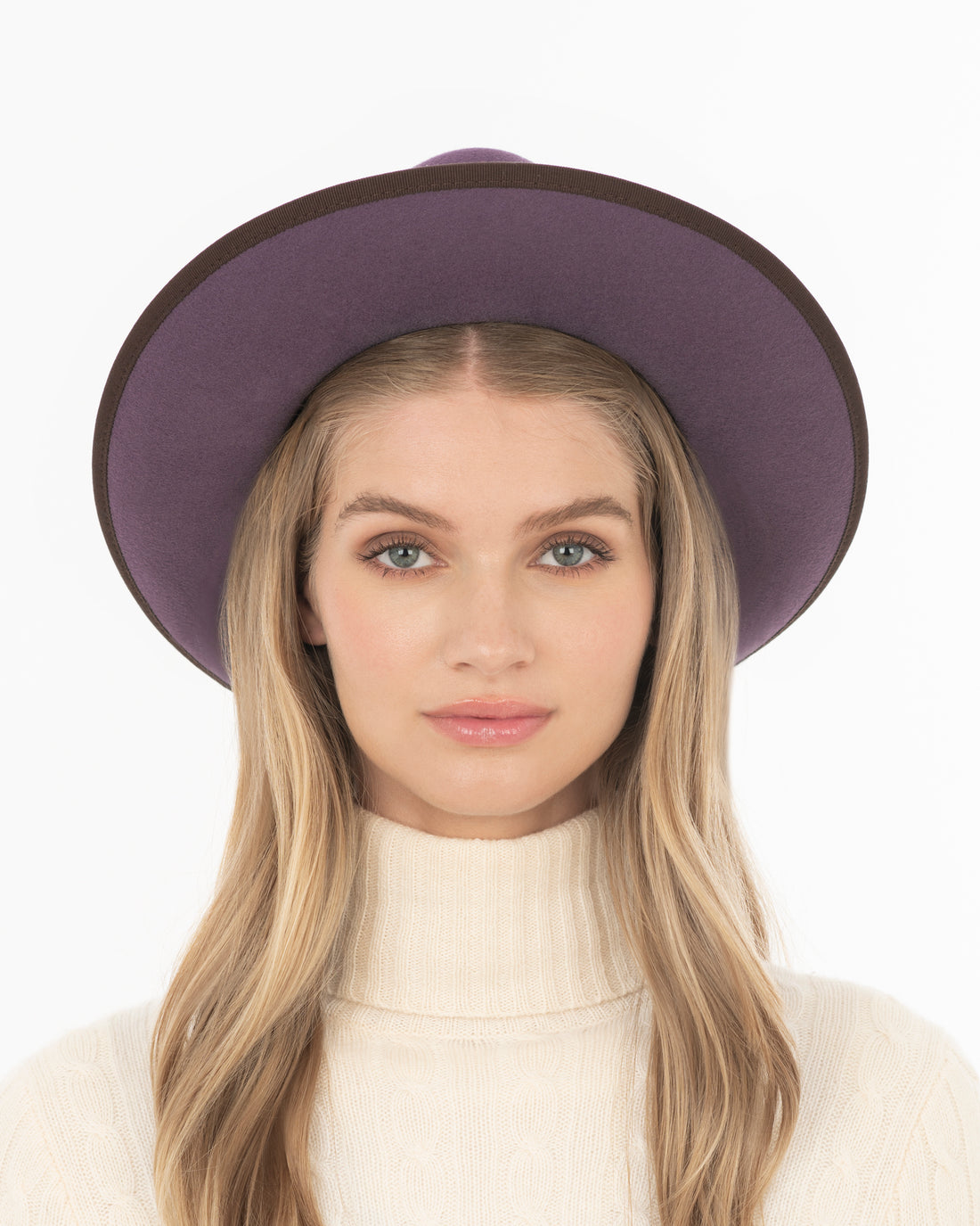 Tyler Felt Fedora Hat | Fringed Grosgrain Bow | Camel | Eric Javits