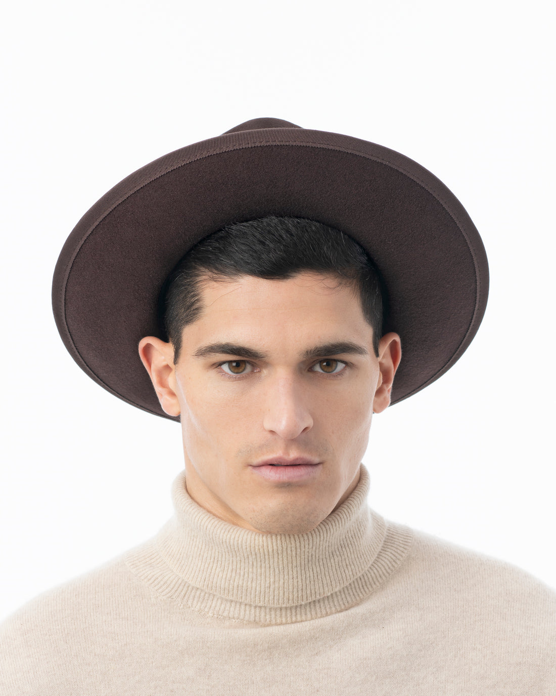 Tyler Fedora Hat For Men | Eric Javits | Brown / 22.25" | Eric Javits