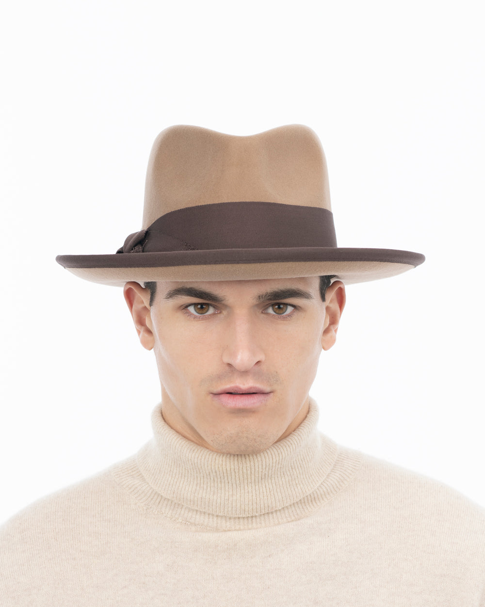 Tyler Fedora Hat For Men | Eric Javits | Brown / 22.25" | Eric Javits