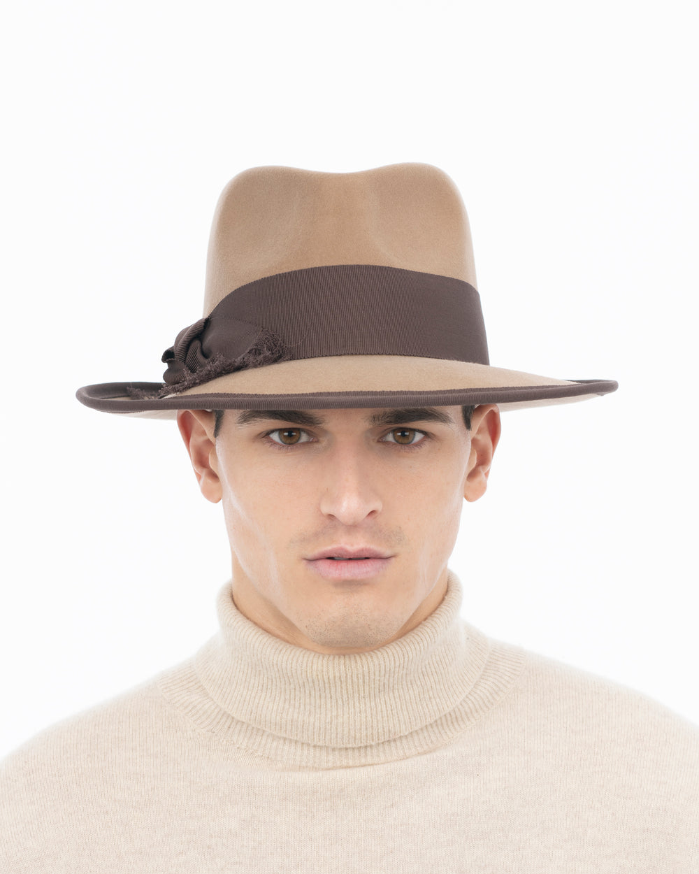 Tyler Fedora Hat For Men | Eric Javits | Brown / 22.25" | Eric Javits