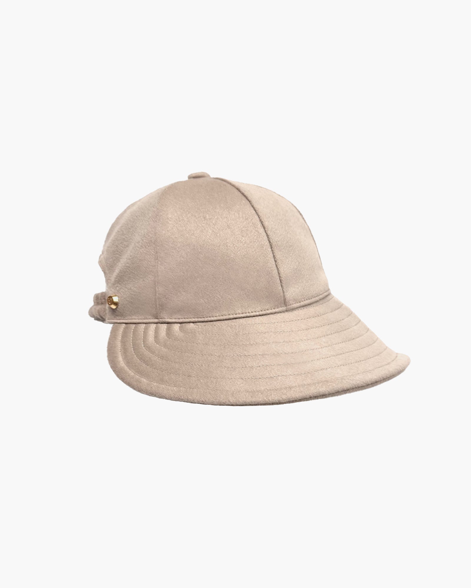 Callie D'Hiver Wool Cloche with Ponytail Hole | Bone | Eric Javits