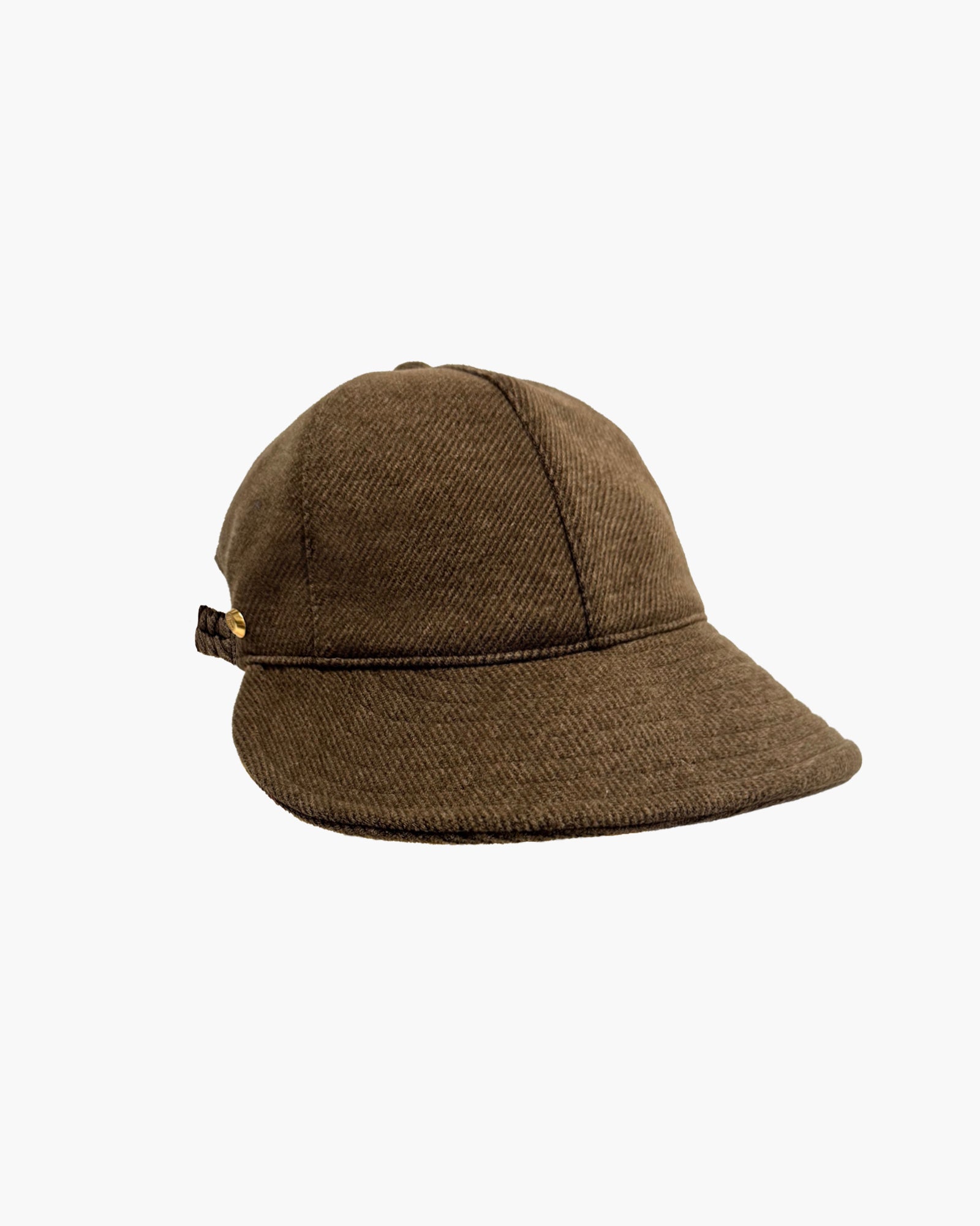 Callie D'Hiver Wool Cloche with Ponytail Hole | Brown | Eric Javits