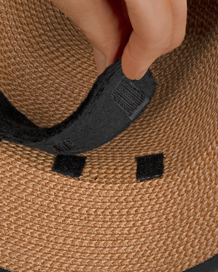 Sunbust Visor I Straw Hat UPF 50+ Protection | Bone | Eric Javits