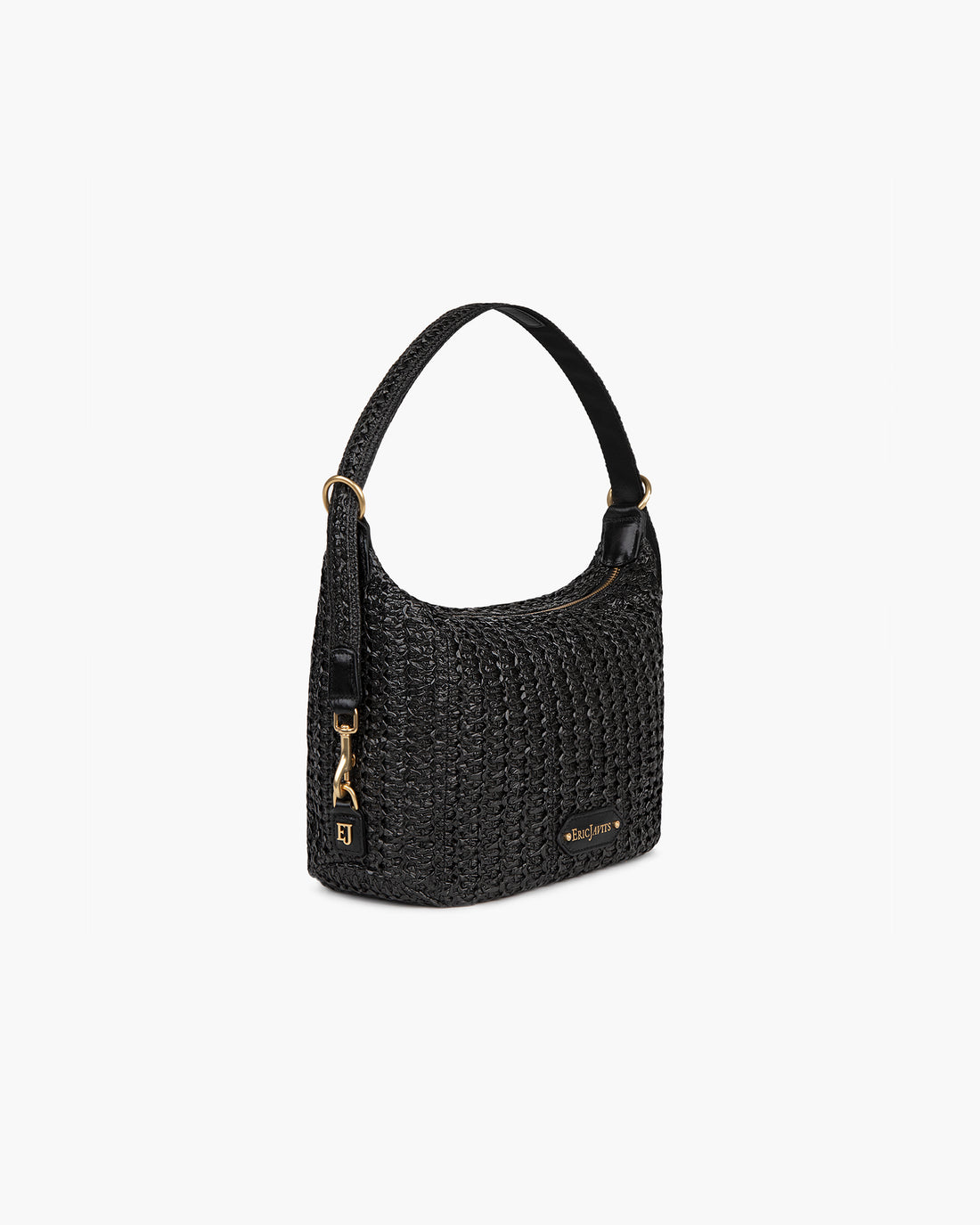 Jessica Straw Leather Hobo｜Mid-Size Handbag | Natural | Eric Javits