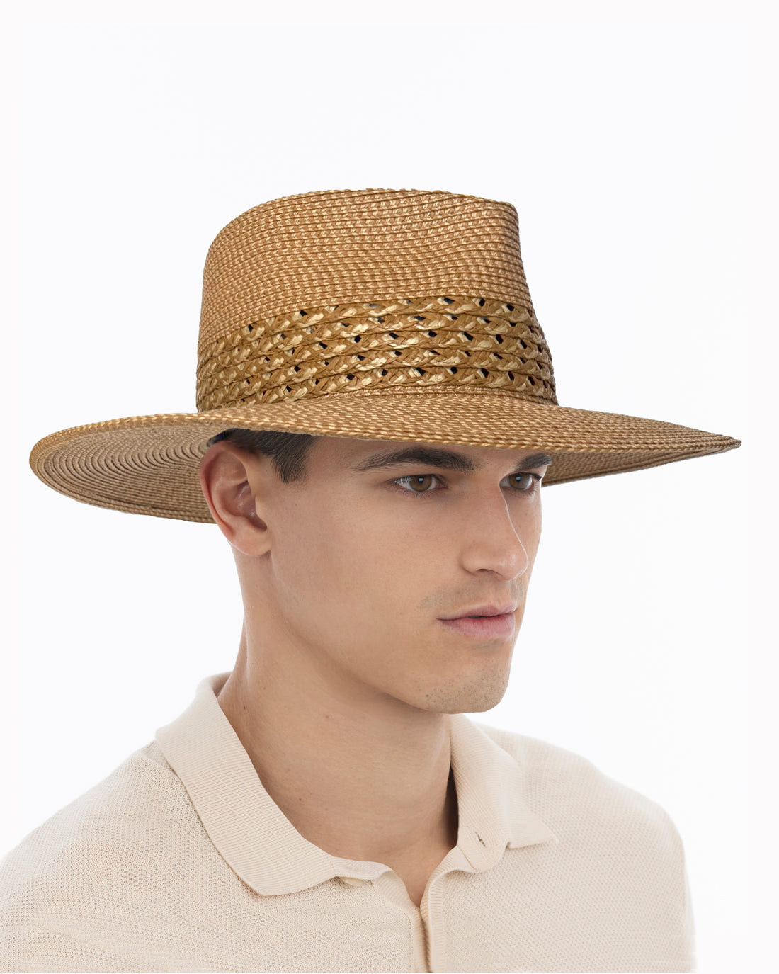 Squishee® Bayou Fedora Straw Hat For Men | Eric Javits