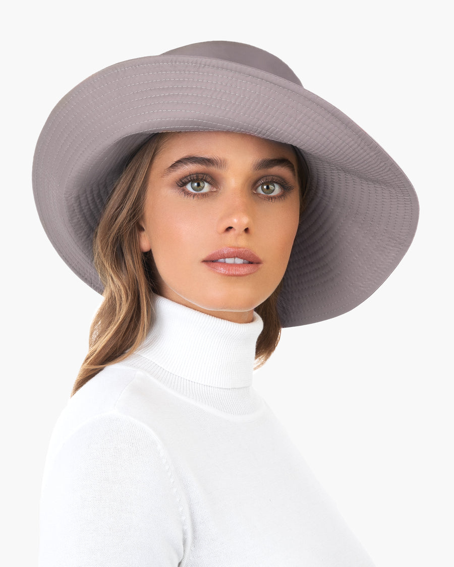 Kaya Rain Hat | Women's Rain Hat | Bone/Jag | Eric Javits