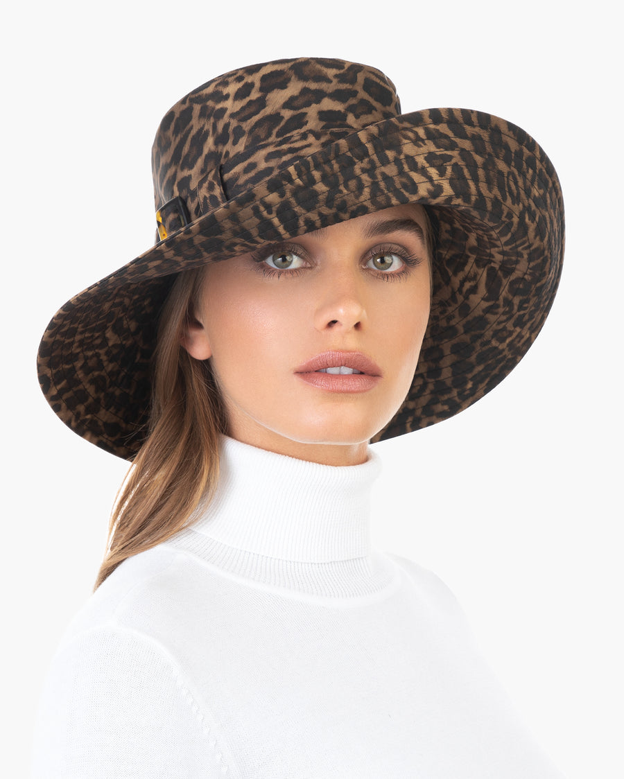 Kaya Rain Hat | Women's Rain Hat | Bone/Jag | Eric Javits