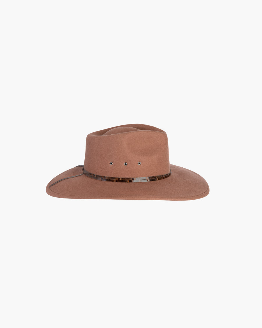 Jade Wool Felt Fedora Hat｜Hand-Blocked Fedora | Eric Javits