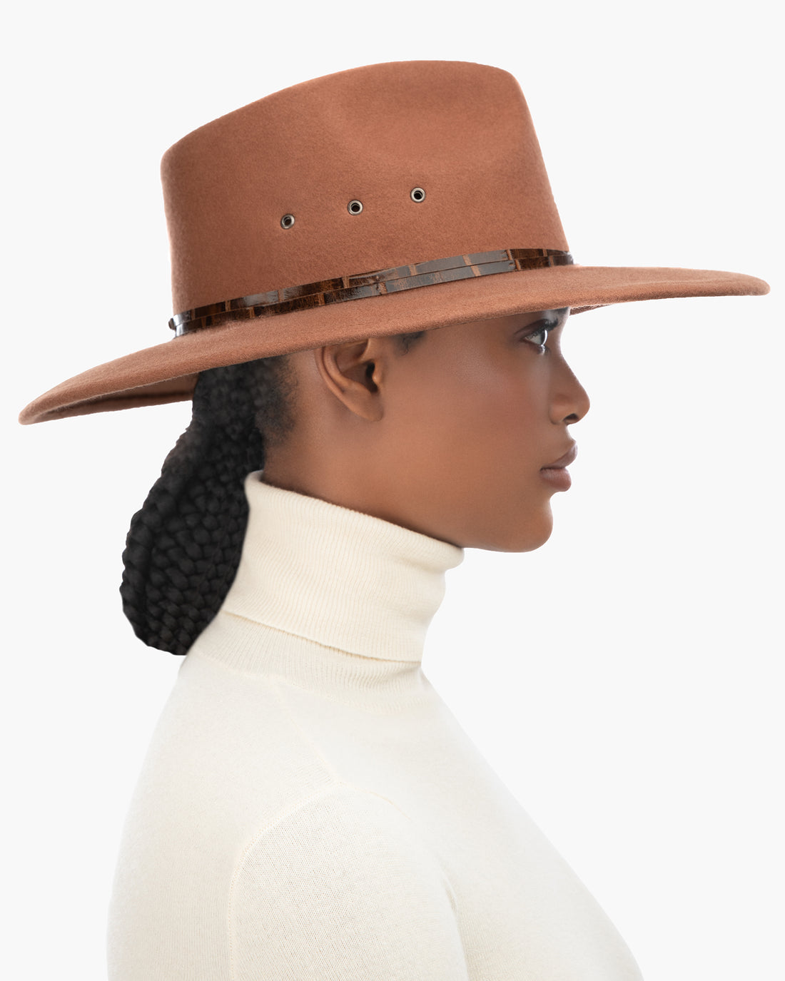 Jade Wool Felt Fedora Hat｜Hand-Blocked Fedora | Eric Javits