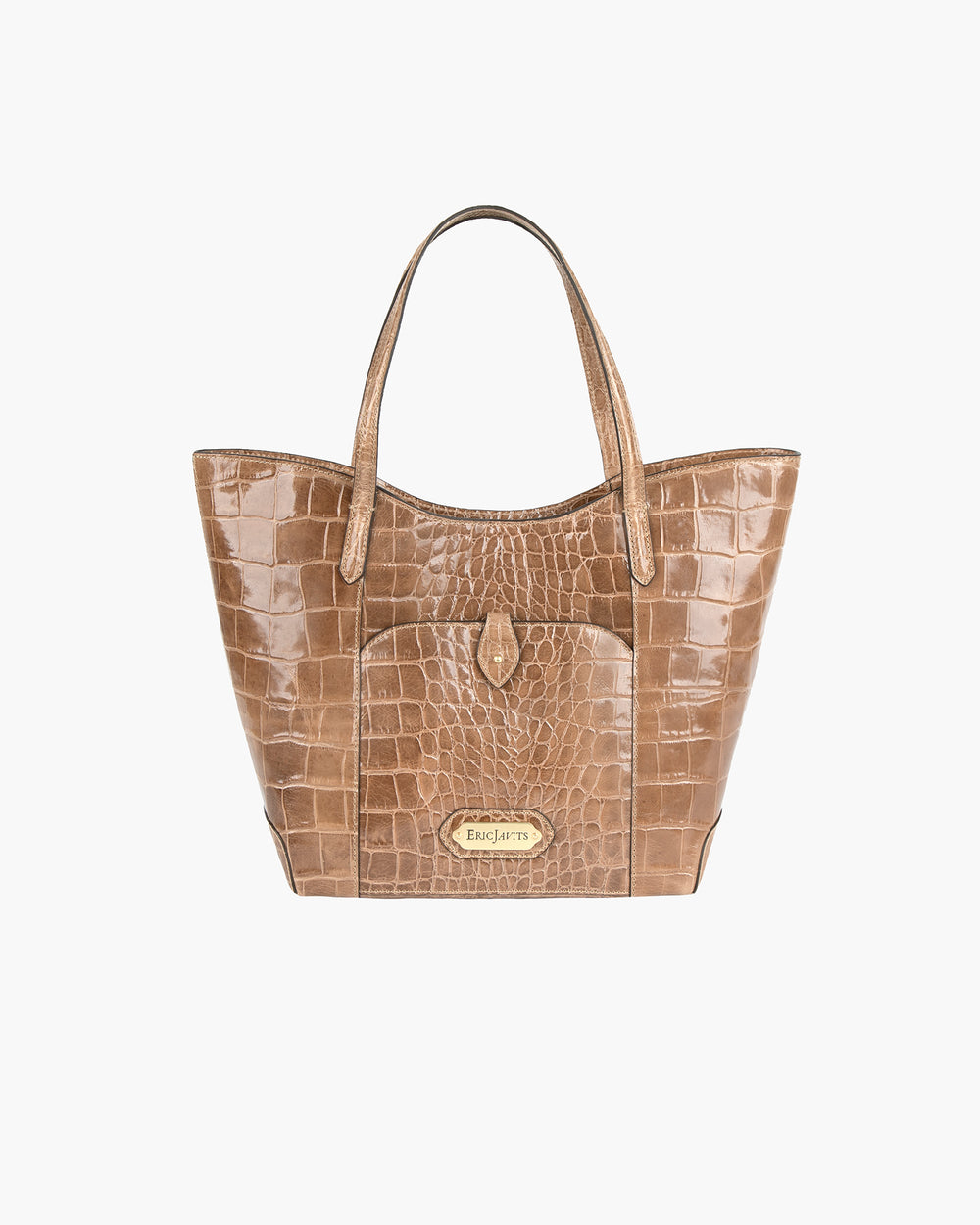 Crikey Mate I Leather Tote with Snap Closure | Eric Javits
