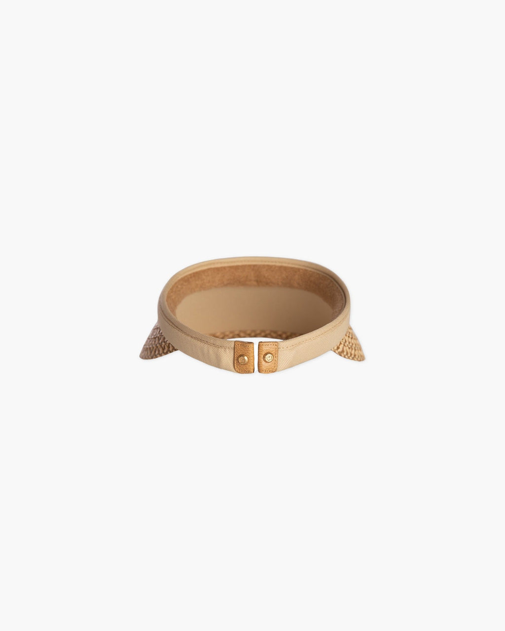 Bradfield Visor | Women's Raffia Straw | Peanut | Eric Javits