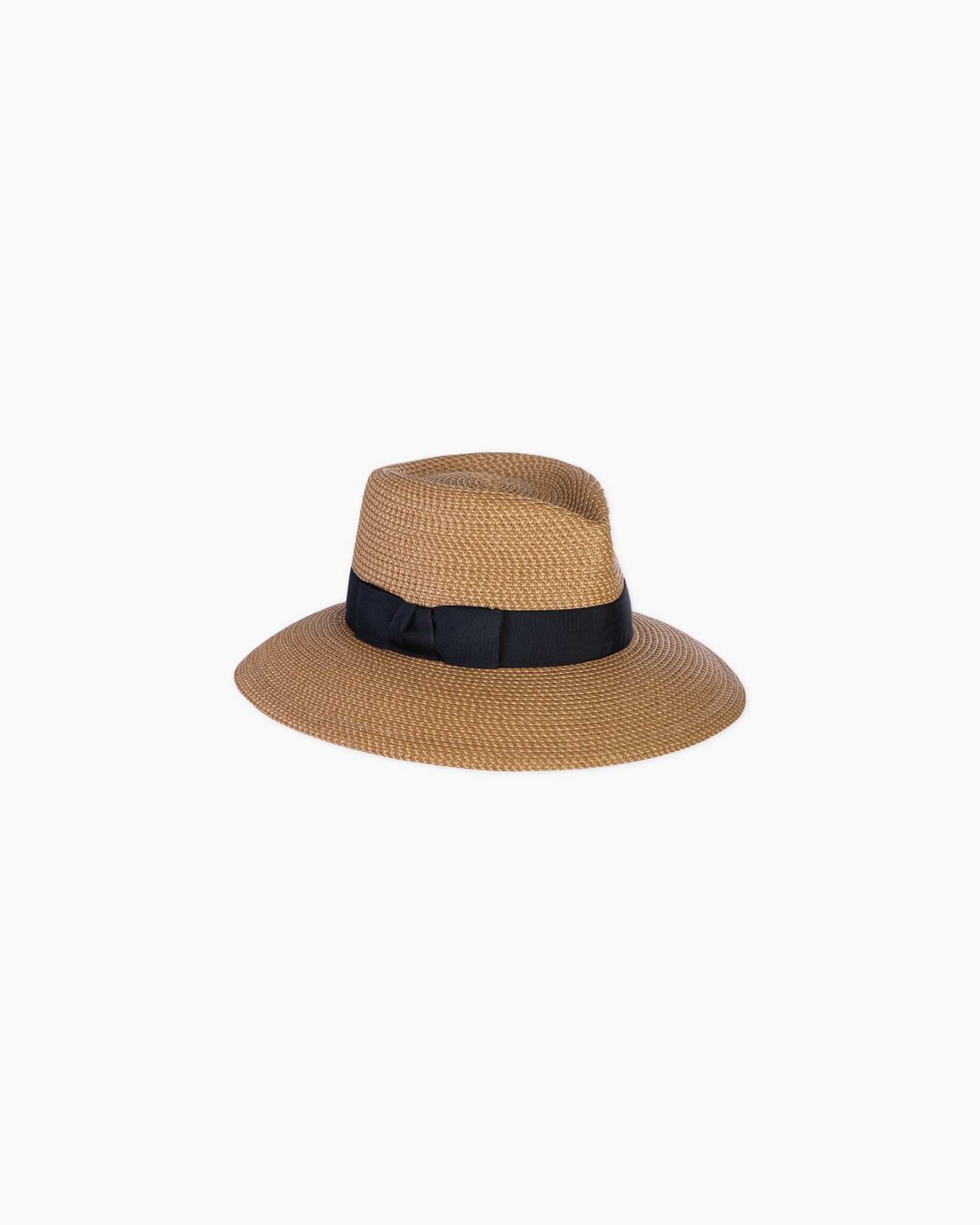 Phoenix Fedora Hat | Packable Hat | Natural Black | Eric Javits