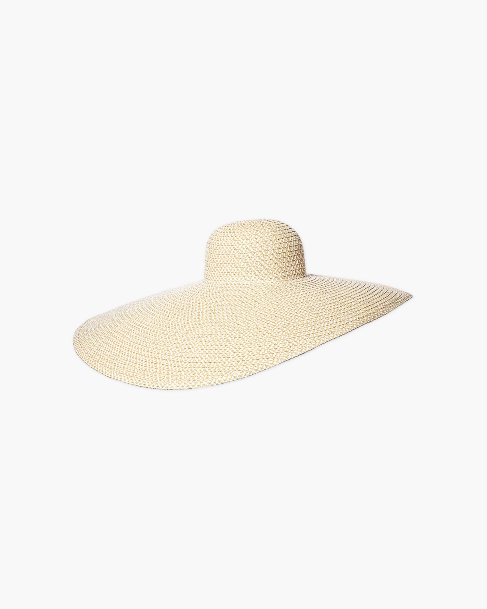 Giant Floppy Big Straw Hat | Wide Brim Sun Hat | Original White Mix ...
