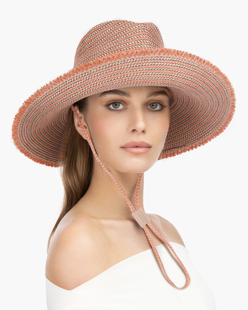 Squishee® VIP Hat｜Packable Fedora｜Chin Strap | Peanut | Eric Javits