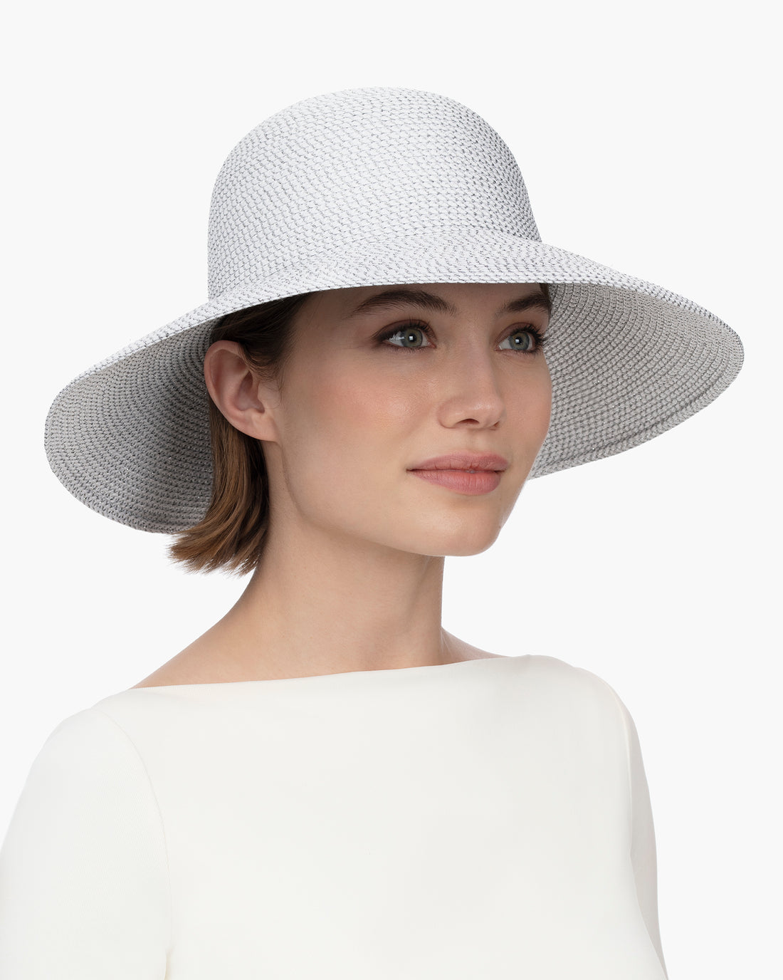 Squishee Straw Hat Hampton | Skimmer Hat | Eric Javits