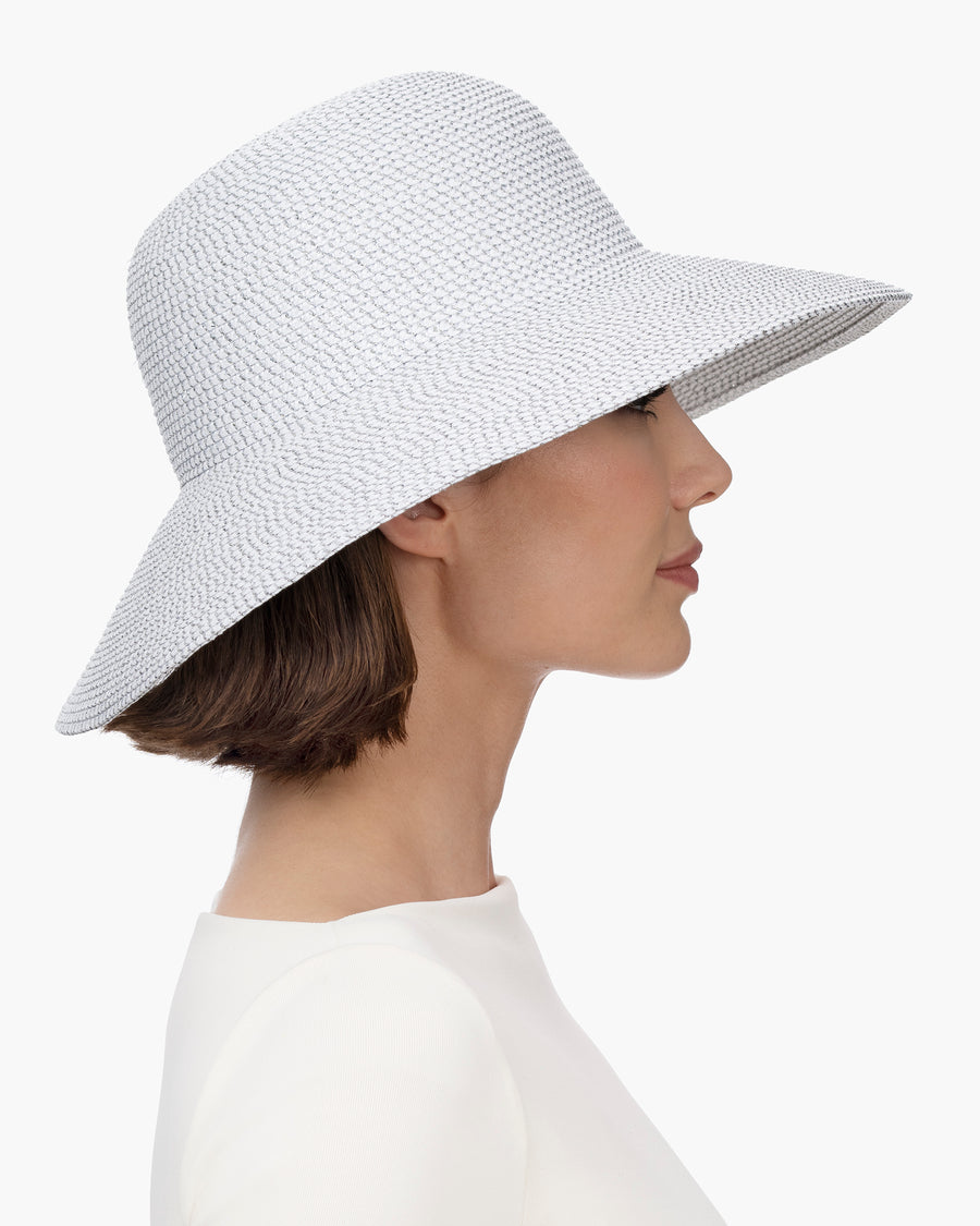 Squishee Straw Hat Hampton | Skimmer Hat | Eric Javits