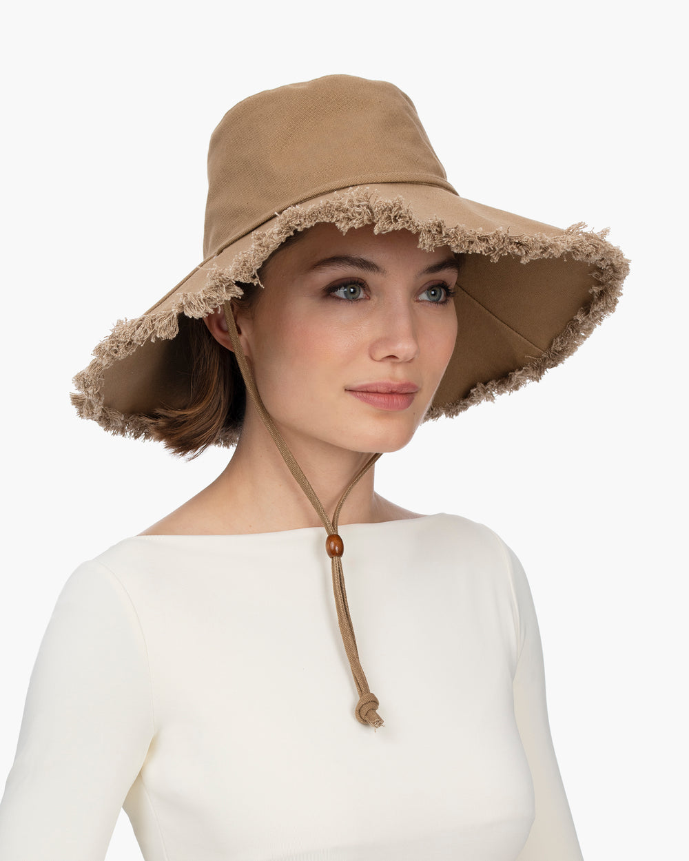 Sandy | Fabric Floppy Hat | Soft Cream | Eric Javits